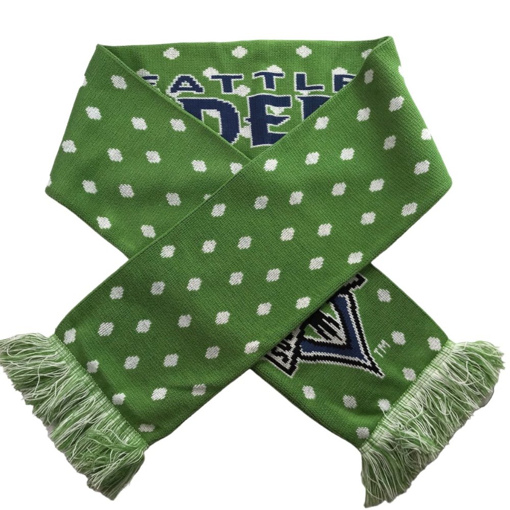 Seattle Sounders Fc Futbol Club Soccer Scarf Fringe, … - Gem
